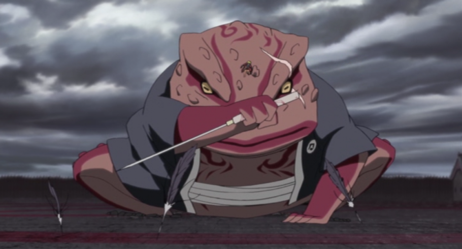 Gamabunta: o chefe do Monte Myoboku - DivertidoAnime